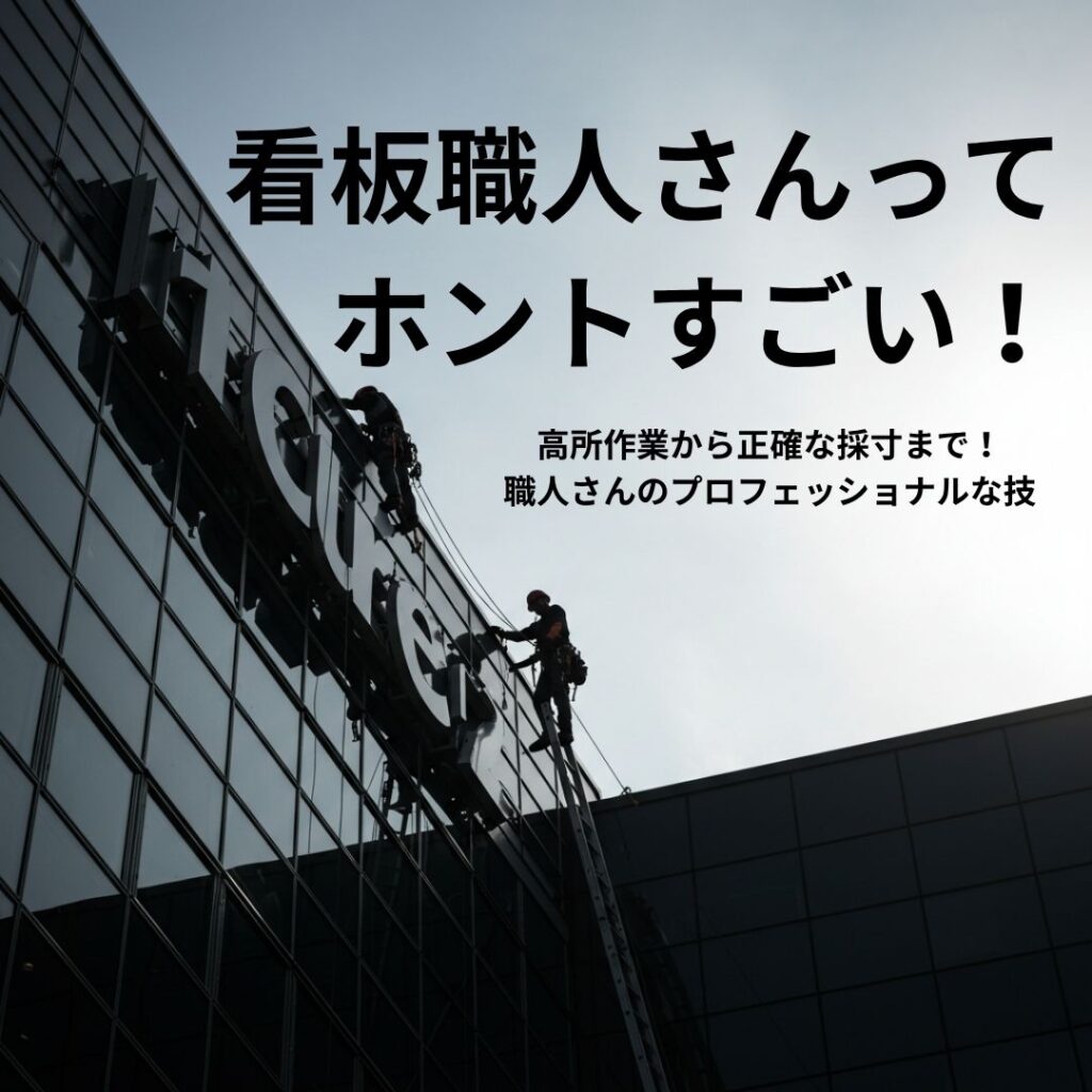 看板施工 - 豊栄産業株式会社